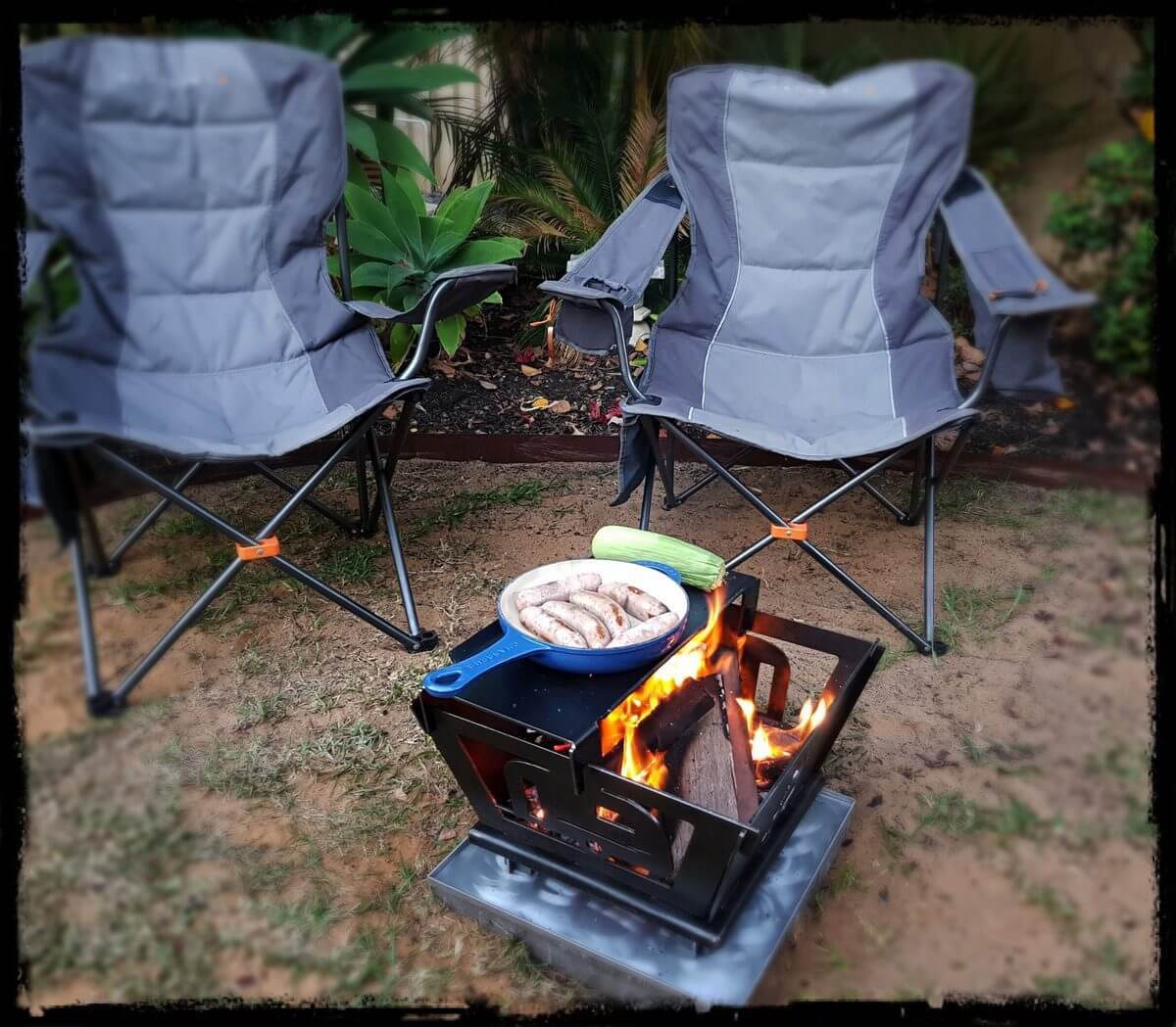Camping Flat Pack Fire Pits | Oz Box Australia