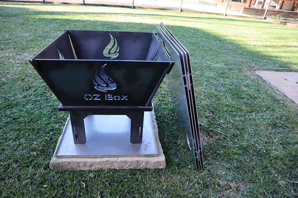 Fire Pit Wind Break | Oz Box Australia